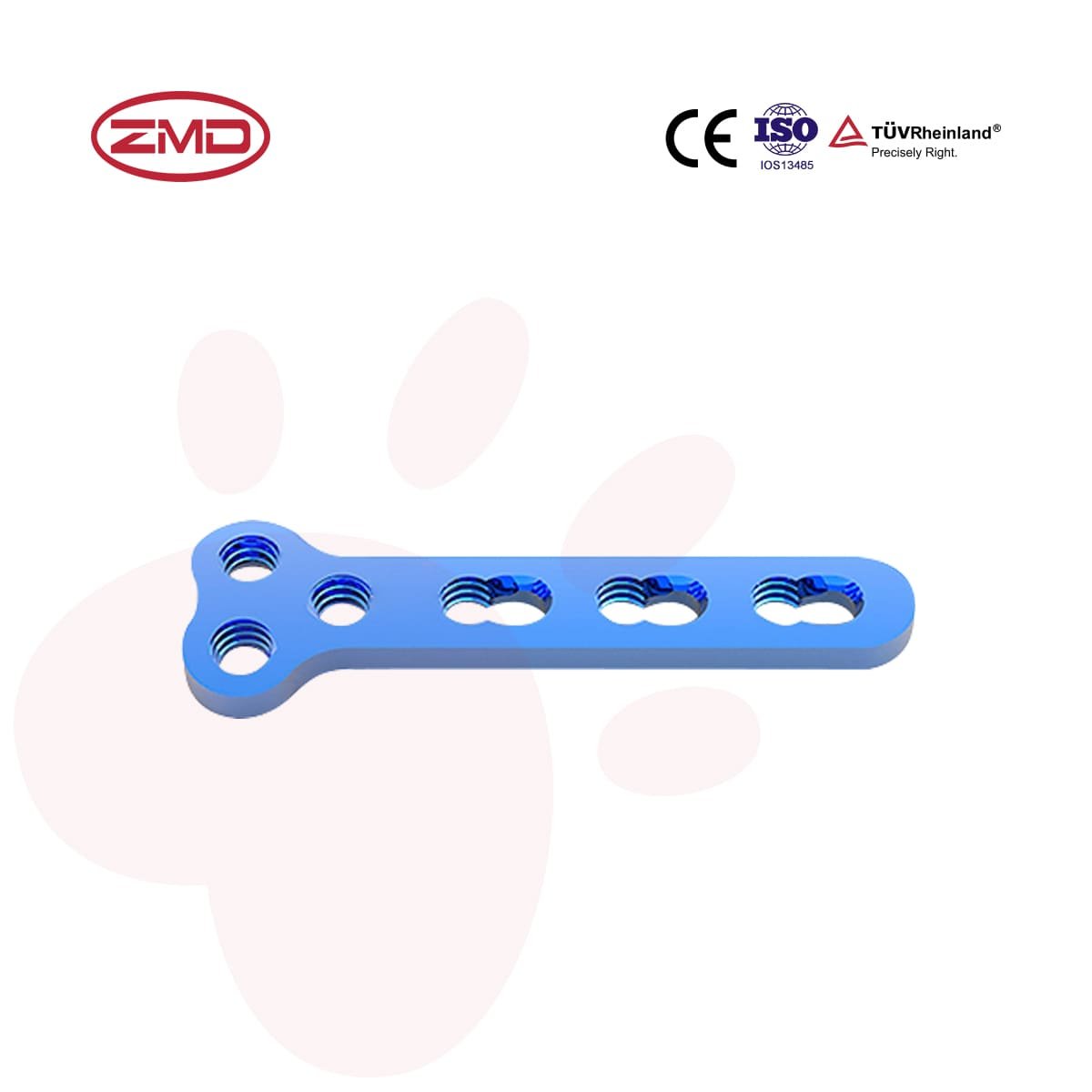 titanium alloy T-shaped locking bone plate - Pharmaceutical Company